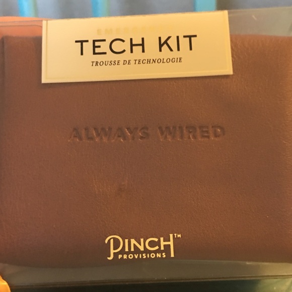 Starbucks | Accessories | Pinch Provisions Small Brown Tech Kit | Poshmark
